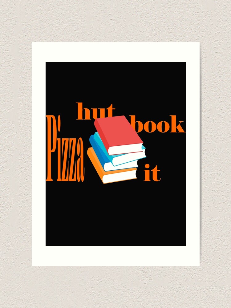 "Pizza Hut Book It - Book it! design from the 80s. Vector art ...