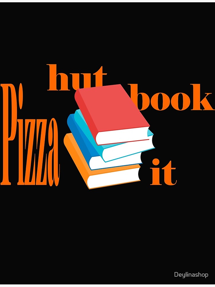 "Pizza Hut Book It - Book it! design from the 80s. Vector art ...