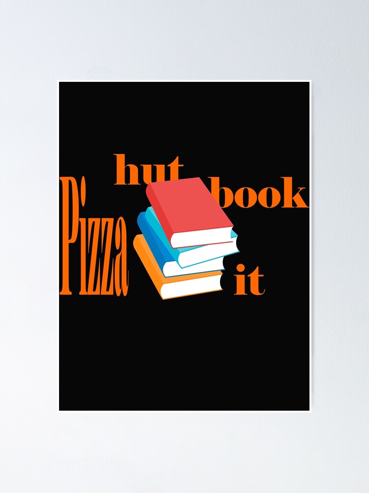 "Pizza Hut Book It - Book it! design from the 80s. Vector art ...