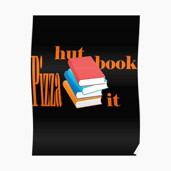 "Pizza Hut Book It - Book it! design from the 80s. Vector art ...