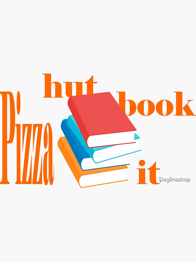 "Pizza Hut Book It - Book it! design from the 80s. Vector art ...