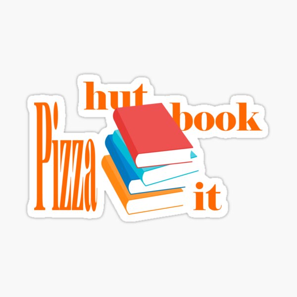 "Pizza Hut Book It - Book it! design from the 80s. Vector art ...