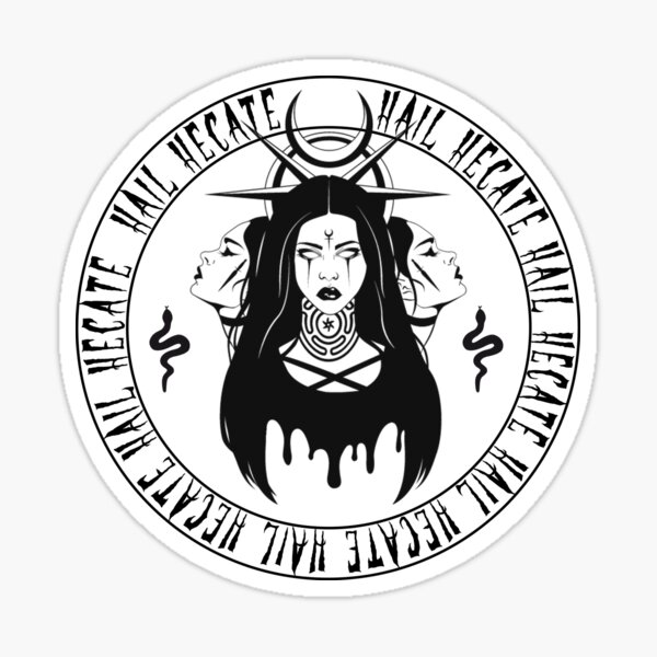 "Occult Hecate" Sticker for Sale by sp00kymama | Redbubble