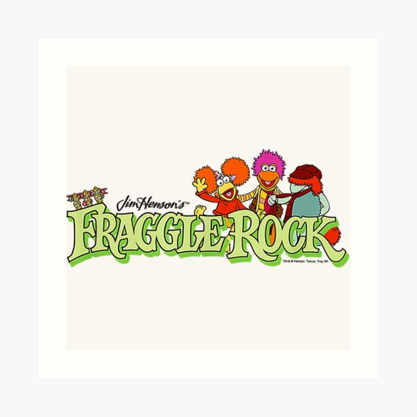 "Classic Fraggle Rock Band Logo" Art Print for Sale by Pickmegirl72 ...