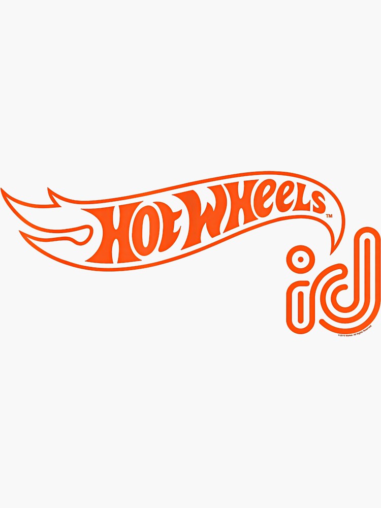 "Hot Wheels ID Orange Logo" Sticker for Sale by Rsmilevf3 | Redbubble
