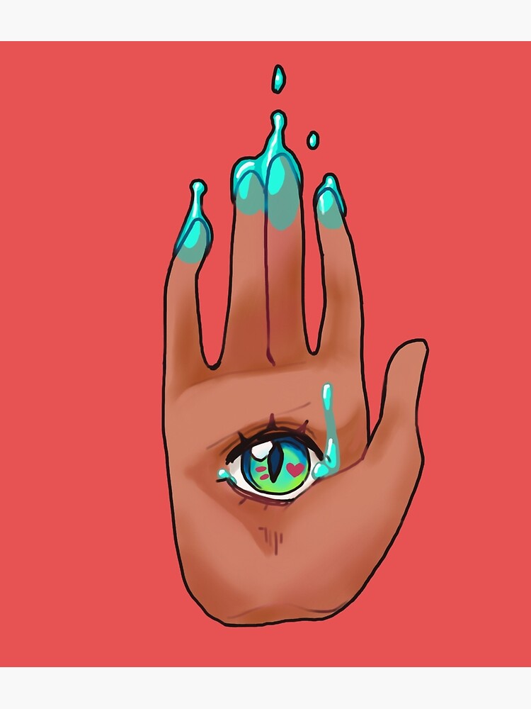 "Magical Monster Hand" Poster for Sale by glassmercury | Redbubble