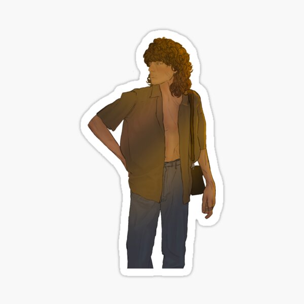 "Mullet Remus Outline" Sticker for Sale by mischiefmart | Redbubble