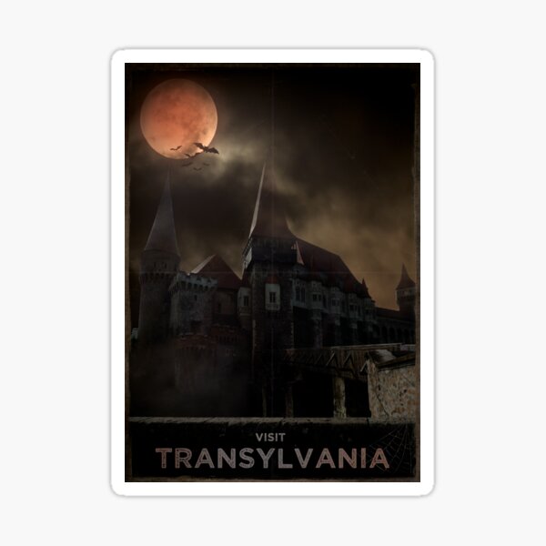 "The Magic of Transylvania" Sticker for Sale by Cornucopia-Muse | Redbubble