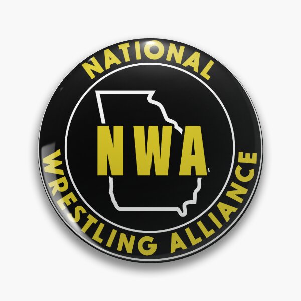 "NWA Georgia logo" Pin for Sale by IrishWhipMedia | Redbubble