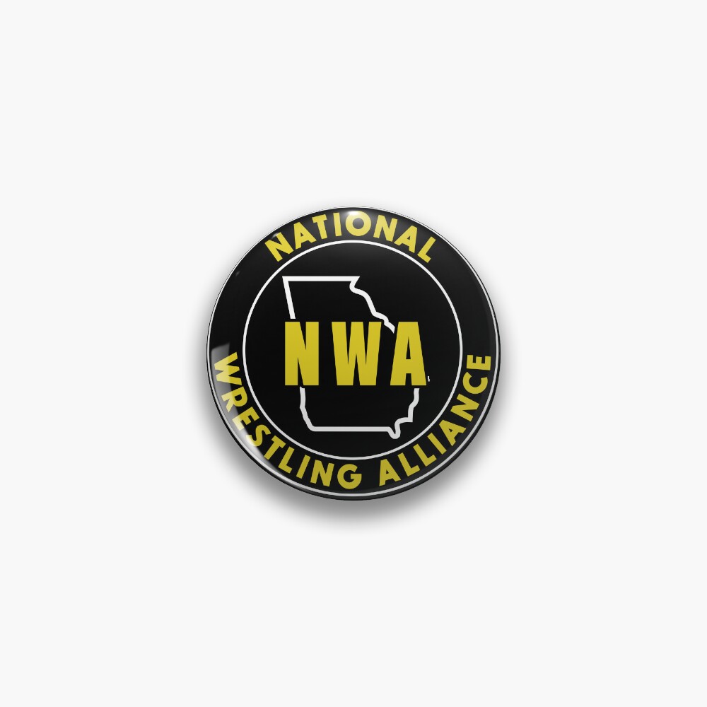 "NWA Georgia logo" Pin for Sale by IrishWhipMedia | Redbubble