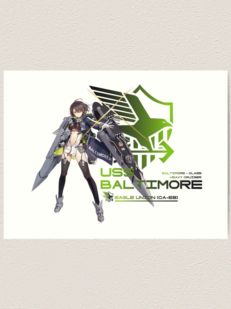 "Baltimore Azur Lane" Art Print for Sale by Kaisho84 | Redbubble