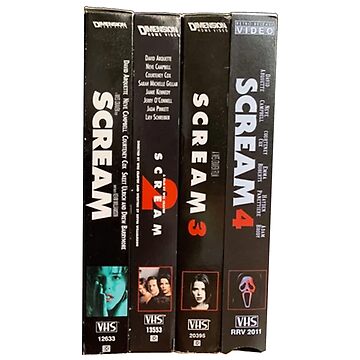 "Scream VHS collection" Sticker for Sale by Blevins22 | Redbubble