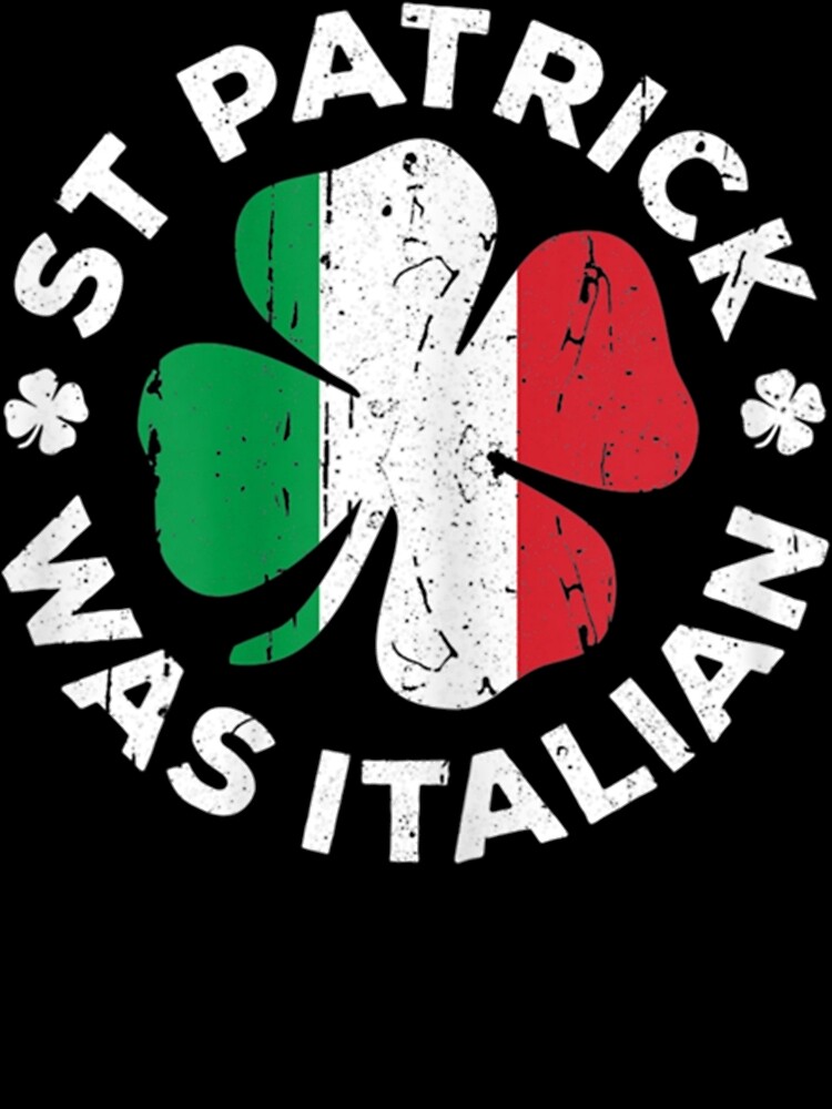 "St Patrick Was Italian Shamrock Italy Flag Classic" Poster for Sale by ...