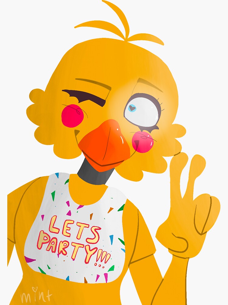 "Toy Chica" Sticker by miinton4 | Redbubble