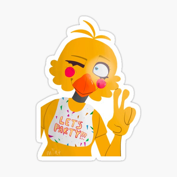 "Toy Chica" Sticker by miinton4 | Redbubble
