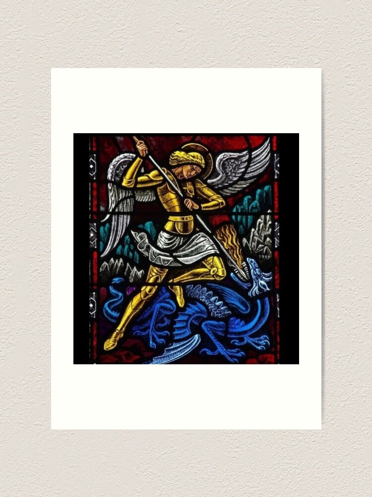 "Saint Michael St Michael the Archangel, Catholic Archangel" Art Print ...