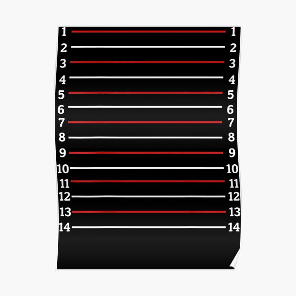 Hair Length Chart Classic Poster For Sale By Marshabennet Redbubble
