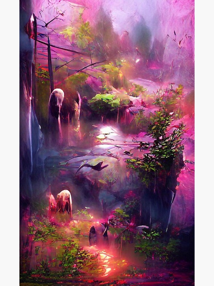 "Nature Psychic style Art" Poster for Sale by NeuralProd | Redbubble