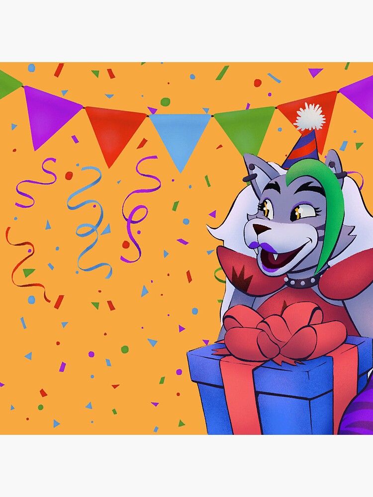 "Roxanne Wolf Party Room" Poster for Sale by popcultmania | Redbubble