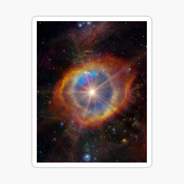 "Motivational Space Nebula" Sticker by kateworks | Redbubble