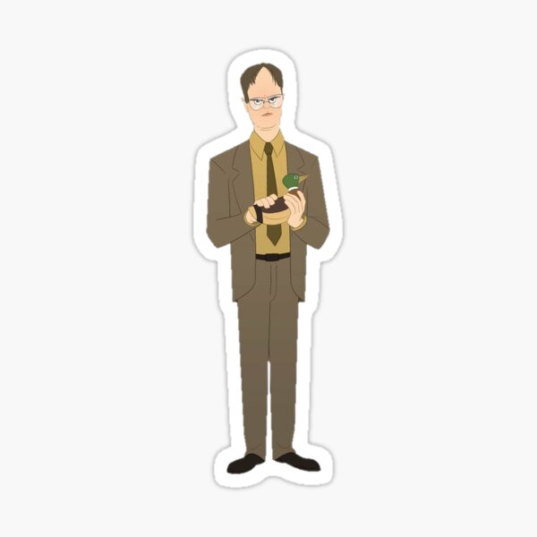 "Dwight Schrute" Sticker by itzmatoy | Redbubble
