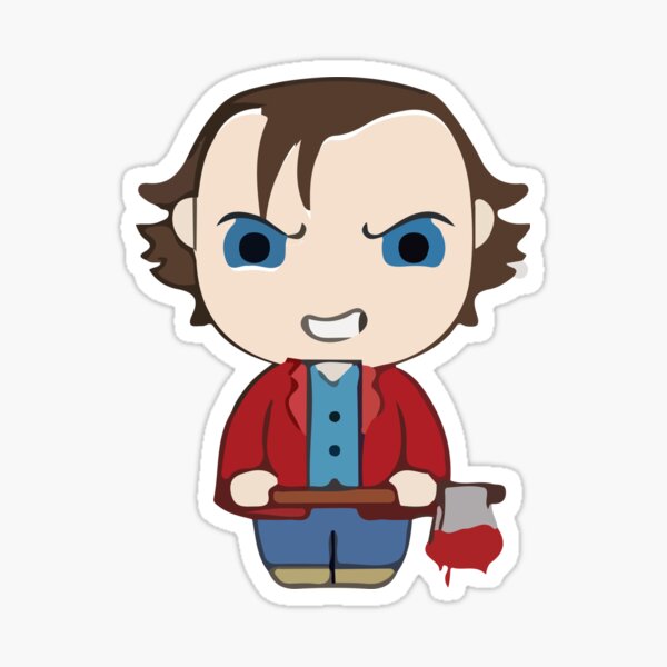 "creepy chibi Stickers and T-shirts, Chibi anime, chibi horror stickers ...