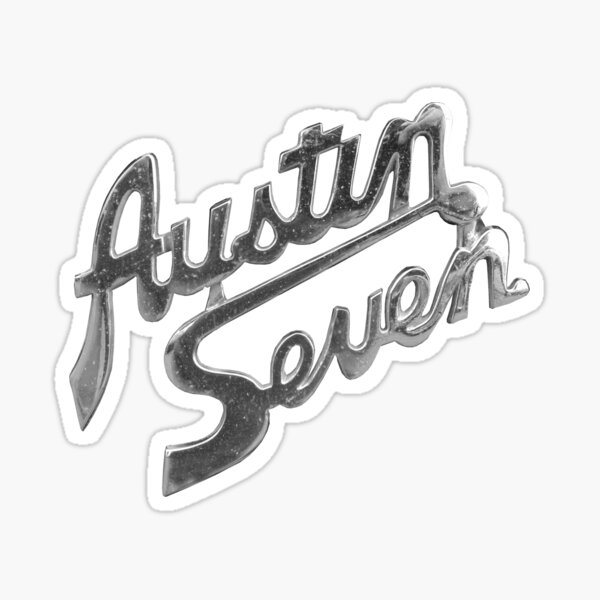 "Austin Seven 1930s classic car logo" Sticker for Sale by soitwouldseem ...