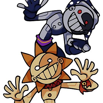 "SunDrop and MoonDrop fnaf security breach " Art Board Print for Sale ...