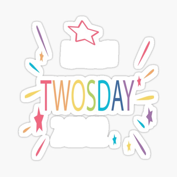 "Happy Twosday Tuesday February 22nd 2022 Numerology 2/22/22 " Sticker ...