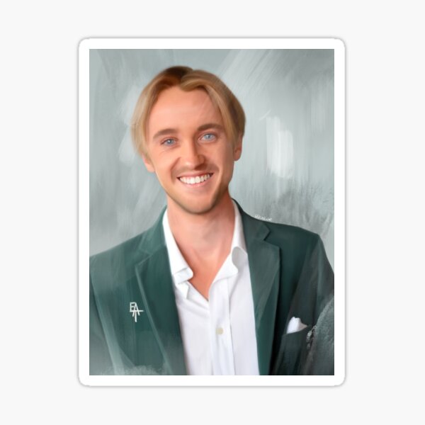 "Tom Felton" Sticker by ItsTrashHoney | Redbubble