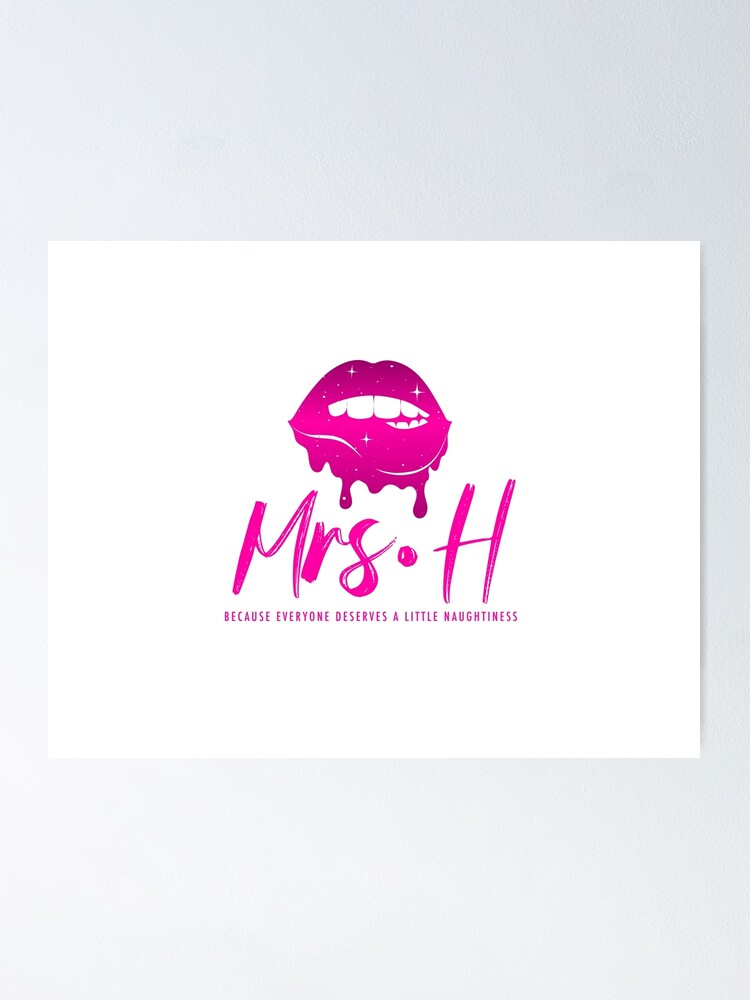 "Mrs_H Logo" Poster for Sale by Mrs-H-Stories | Redbubble