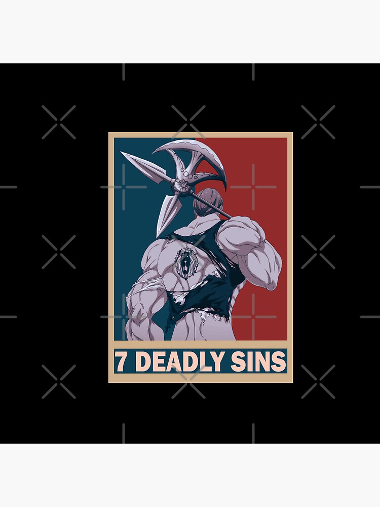 "Escanor Lion Sin of Pride Seven deadly sins Nanatsu no taizai Vintage ...