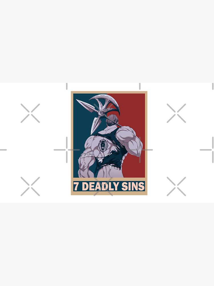 "Escanor Lion Sin of Pride Seven deadly sins Nanatsu no taizai Vintage ...