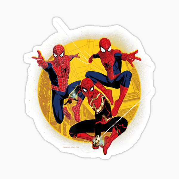 Holographic Spider-Man Pointing Meme Sticker Laptop Electronics ...
