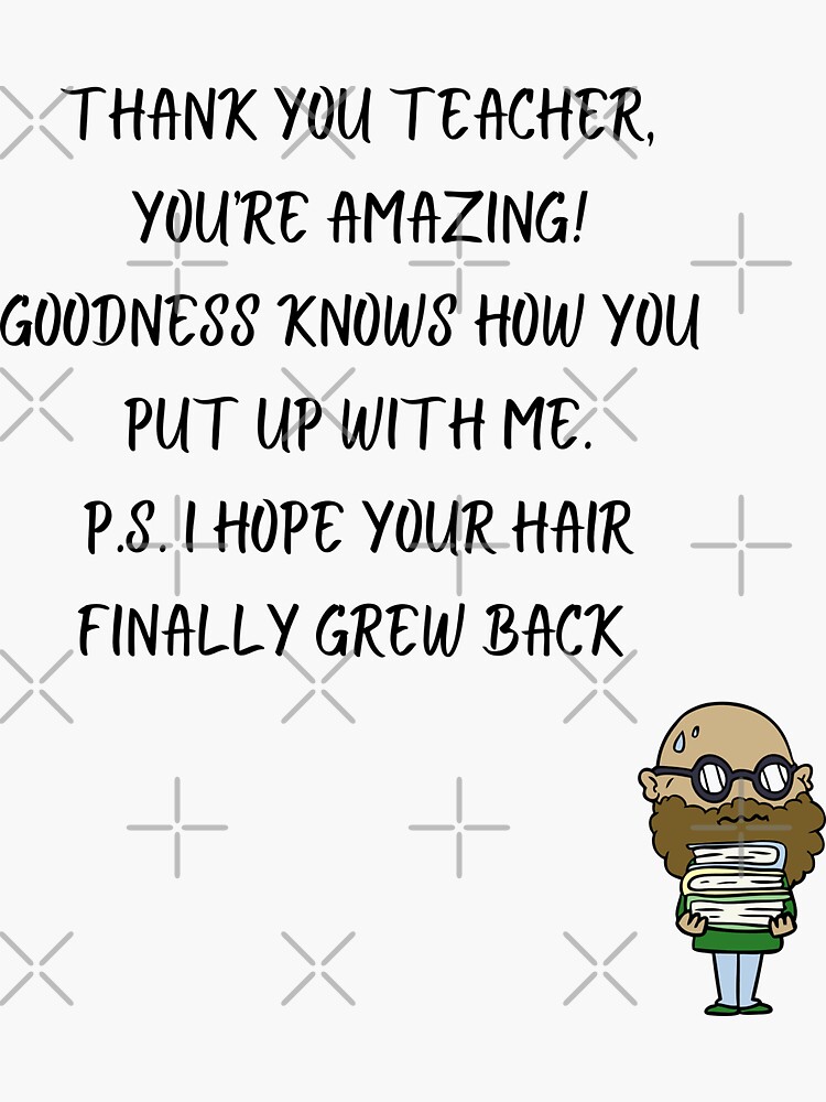 Pegatina «Profesor favorito de San Valentín / Feliz San Valentín, mi ...