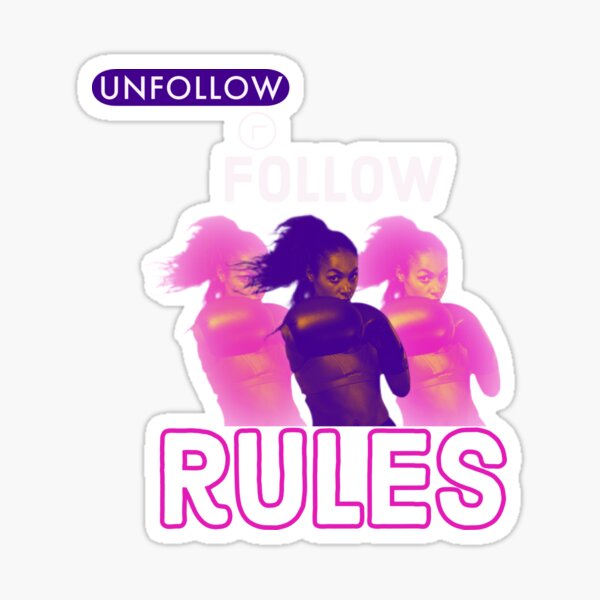 "Follow Rules" Sticker for Sale by iamtoka | Redbubble