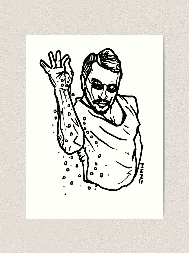 "Saltbae / Salt Bae Meme" Art Print by sketchNkustom | Redbubble