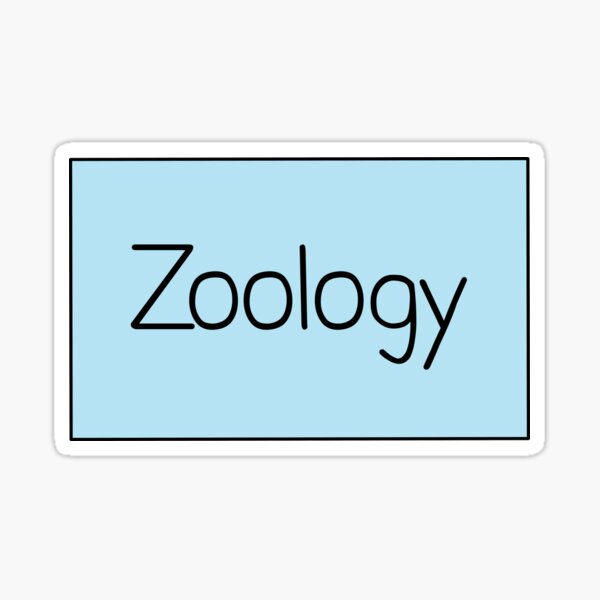 "Zoology Degree Design " Sticker for Sale by zoology-student | Redbubble