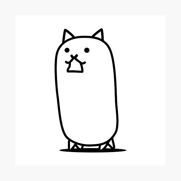 "Tank cat from battle cats " Photographic Print for Sale by Puchi Evans ...