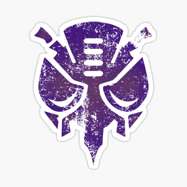 "Predacons Logo · Distressed " Sticker for Sale by BernieGiftsCo ...