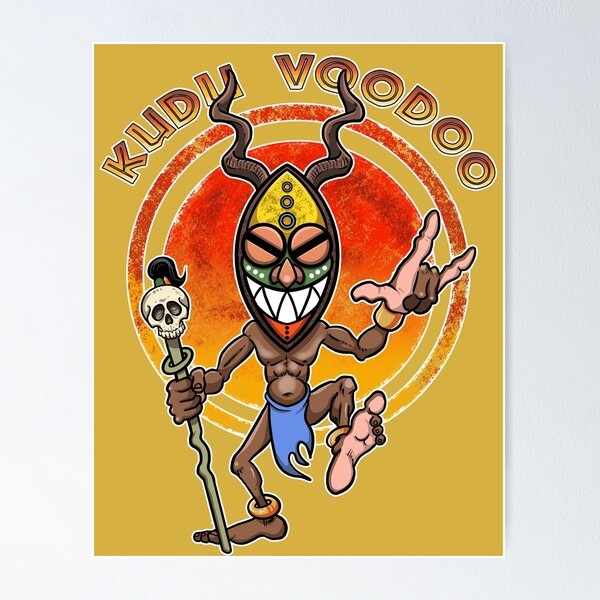 "Kudu Voodoo" Poster for Sale by dembonesart | Redbubble