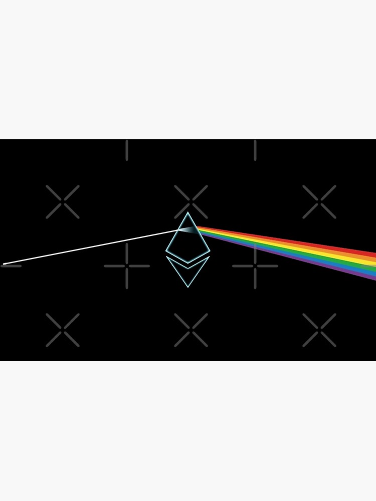 "Ethereum eth prism pink floyd rainbow" Poster by jstepan | Redbubble