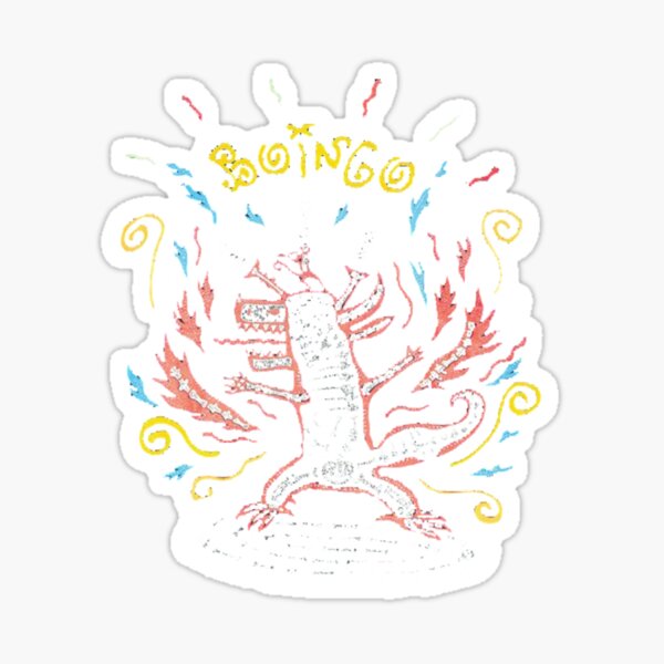 "oingo boingo 80s " Sticker for Sale by aletheasimson | Redbubble