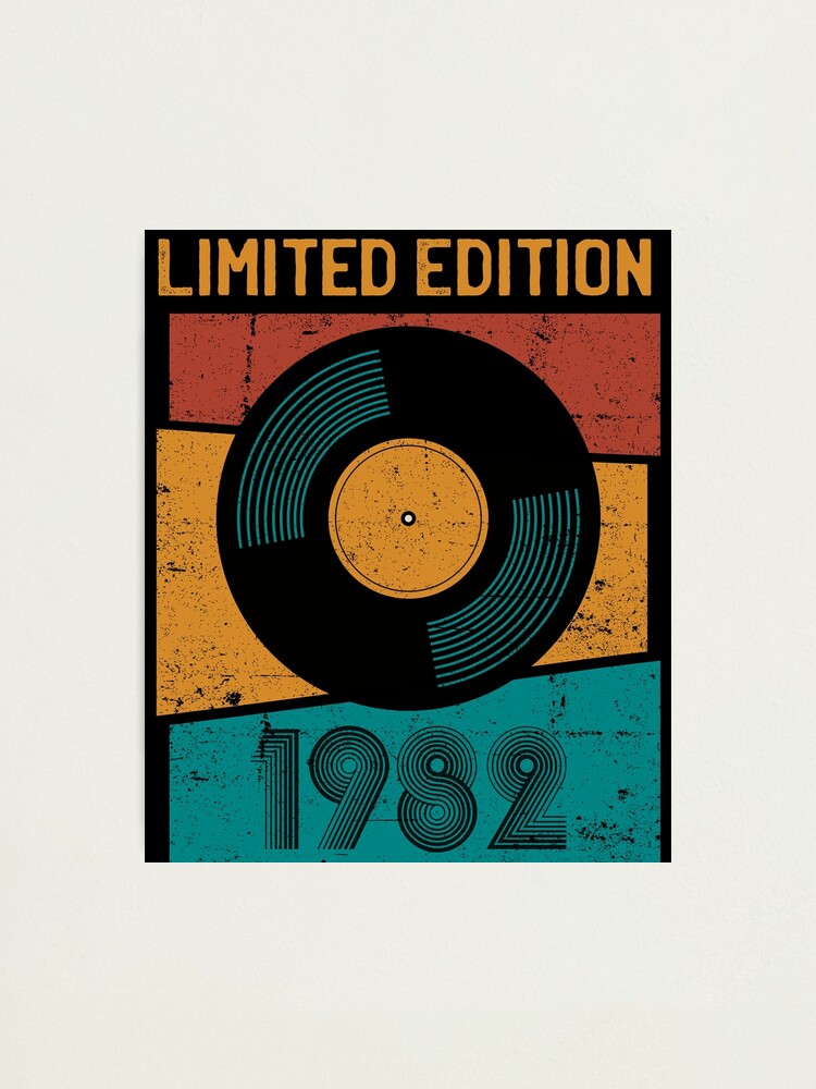 "Vintage 1982 Limited Edition 40 Year Old 40th Birthday Vinyl ...
