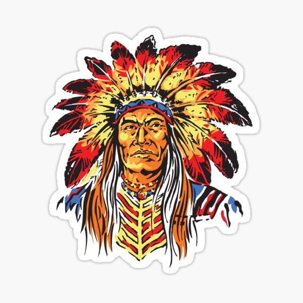 American Indian Stickers | Redbubble