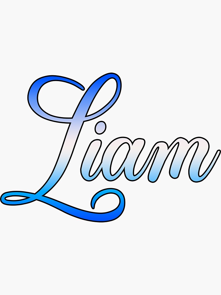 "Liam" Sticker by Zentenar | Redbubble