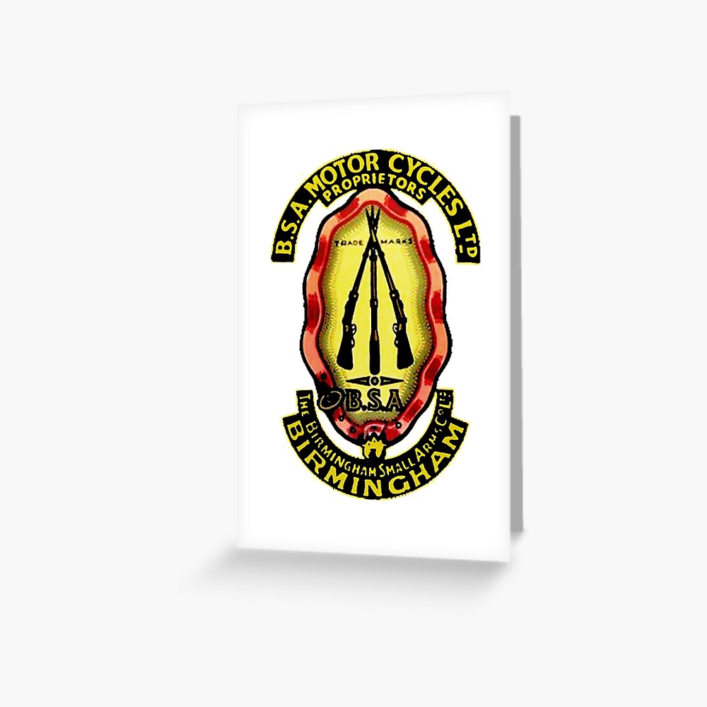 "Birmingham Small Arms Logo...." Greeting Card for Sale by ...