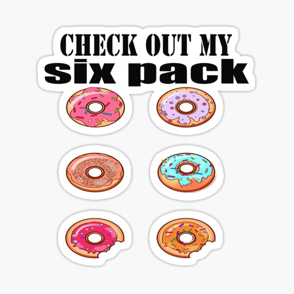 "Check out my six pack Danut,six pack" Sticker for Sale by Artdesign24 ...