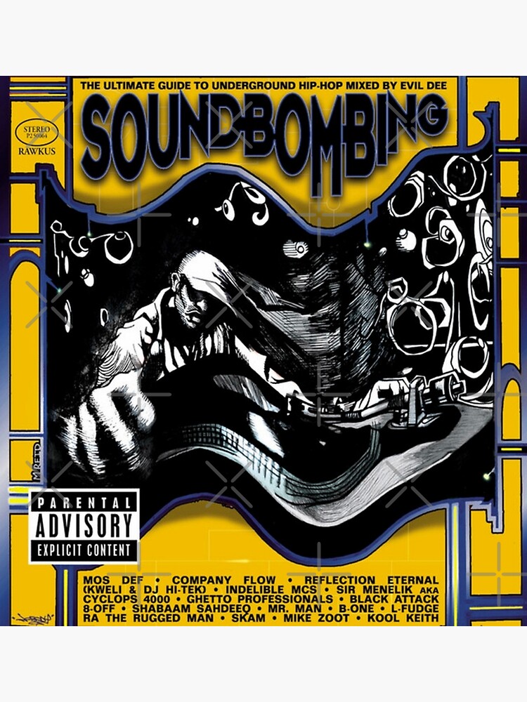 "Soundbombing - Underground Hip Hop 1997" Poster for Sale by zarface ...