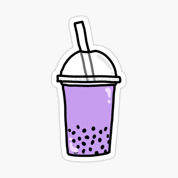 "taro boba tea" Sticker by popboba | Redbubble
